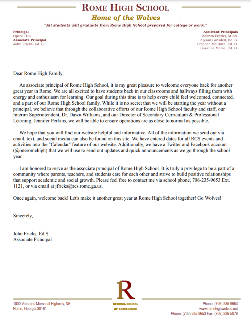 Live Feed | Rome High School